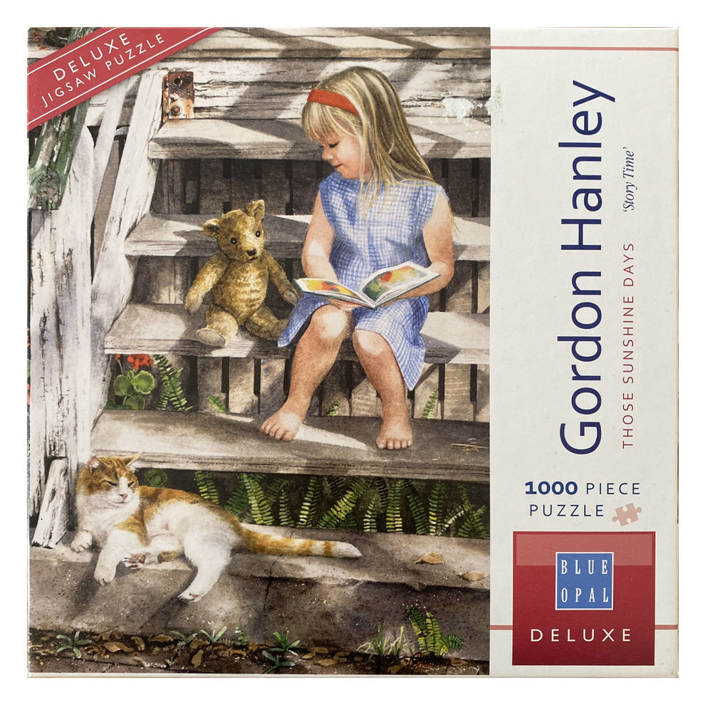 Story Time by Gordon Hanley Blue Opal Puzzle | Australia